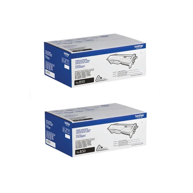 Brother TN-850 High Yield Black Toner Cartridge, 2/Pack, TN850 – GCTECH LLC